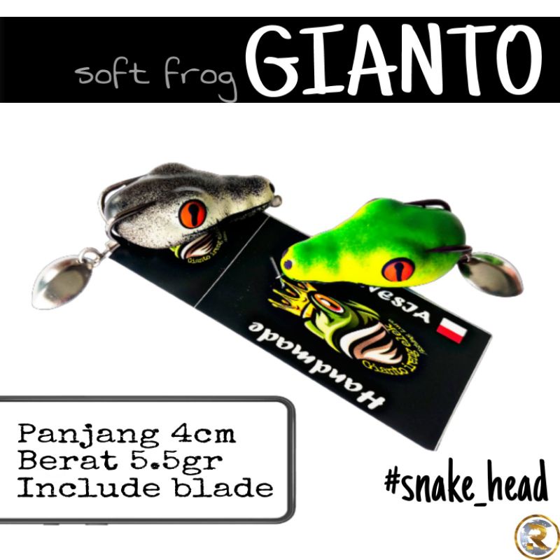 Jual soft frog GIANTO #snakehead | Shopee Indonesia