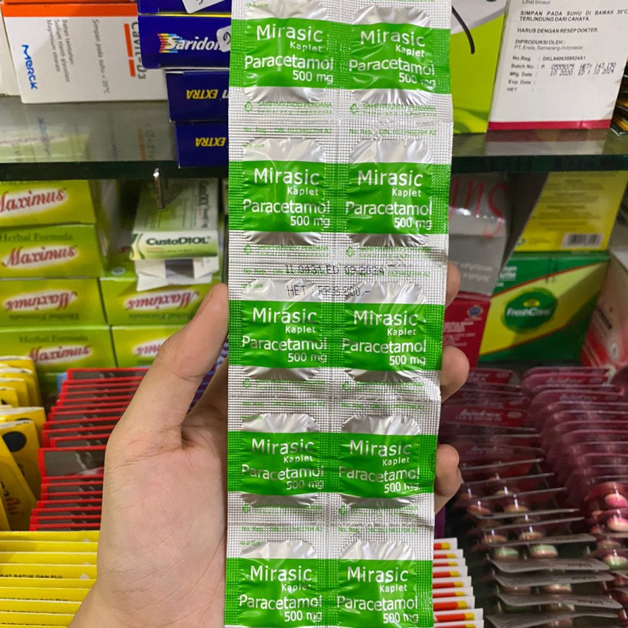 Jual Mirasic Paracetamol isi 10 Kapsul | Shopee Indonesia