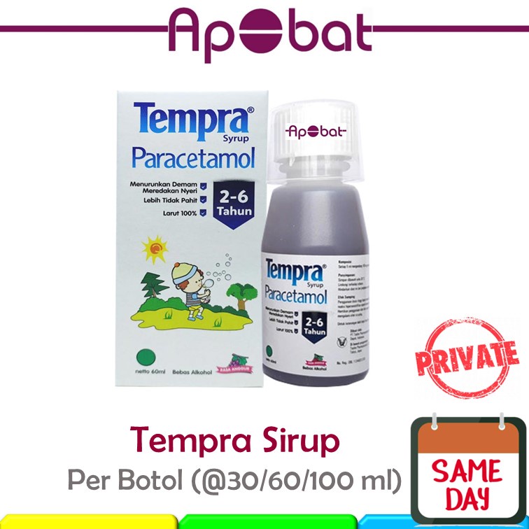 Jual - ApObat - Tempra Sirup 100 ml Obat Demam Panas Sakit Gigi Nyeri ...