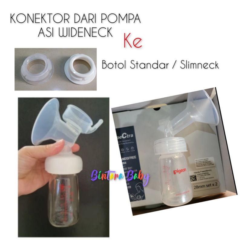 Jual Connector Pompa Asi Wideneck Ke Botol Standar / Slimneck bisa ...