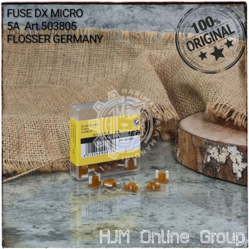 Jual FUSE DX MICRO FLOSSER GERMANY 5A 7.5A 10A 15A 20A 25A 30 - SEKRING ...
