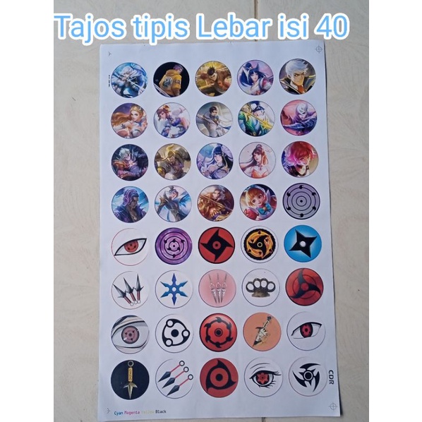 Jual Tajos besi | Tazos besi | Mainan Tajos | Tajos tipis | Shopee ...