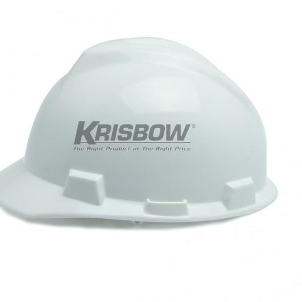 Jual Helm Krisbow Putih / Safety Helm Krisbow White | Shopee Indonesia