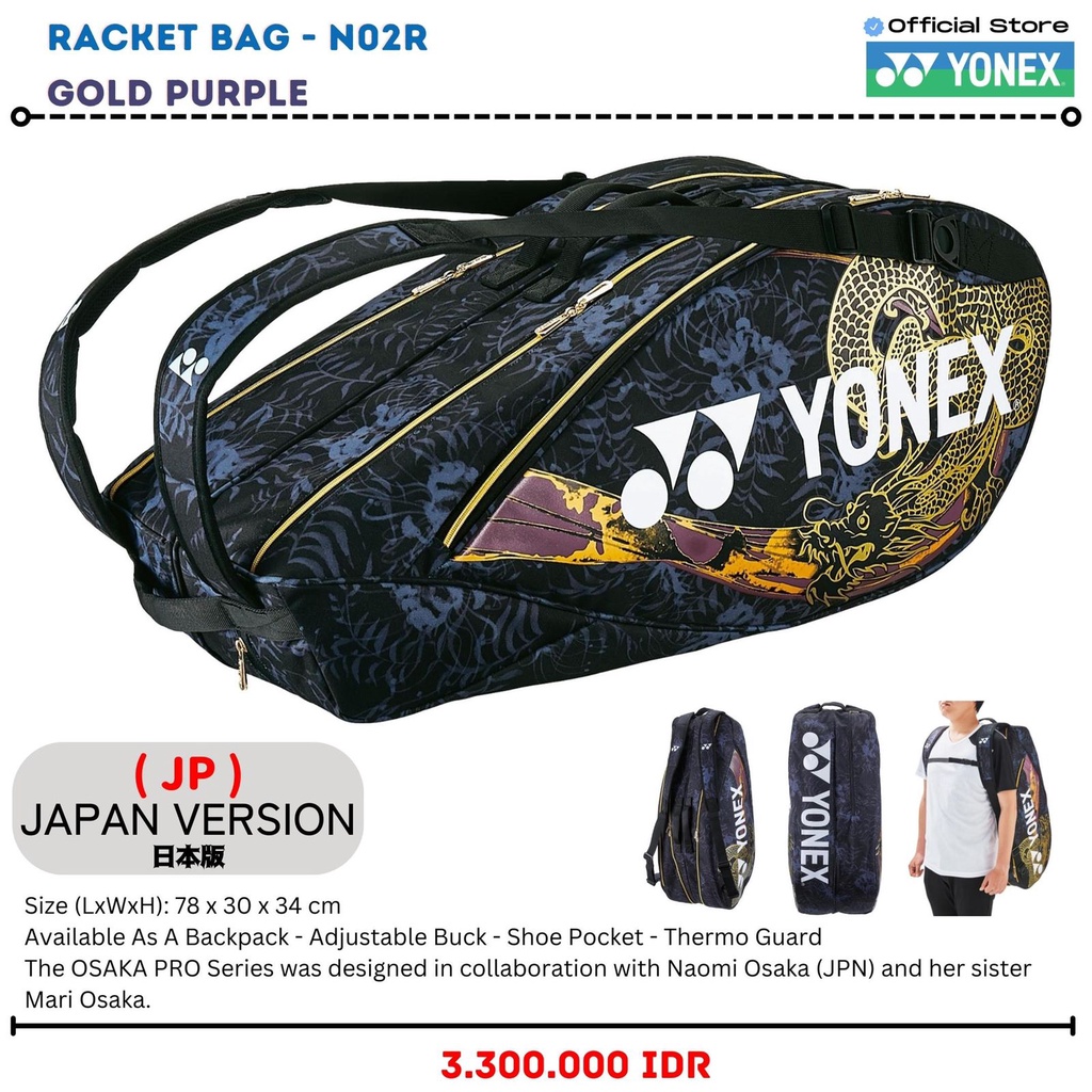 Jual Tas Badminton ANGYNX OSAKA PRO N02R / OSAKA PRO YONEX Badminton ...