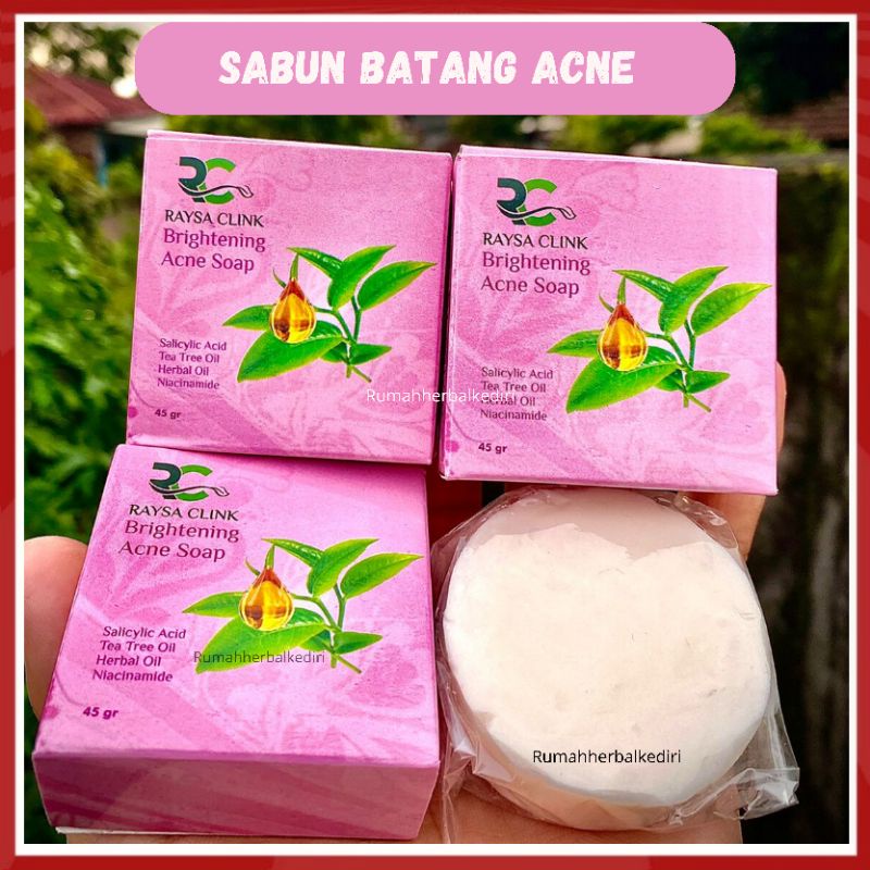Jual SABUN WAJAH ACNE DAN BERUNTUSAN BY RAYSA CLINK SKINCARE | Shopee ...