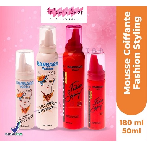 Jual Barbara Hair Mousse - Curlier Hair - Fashion Styling - Extra Hold ...