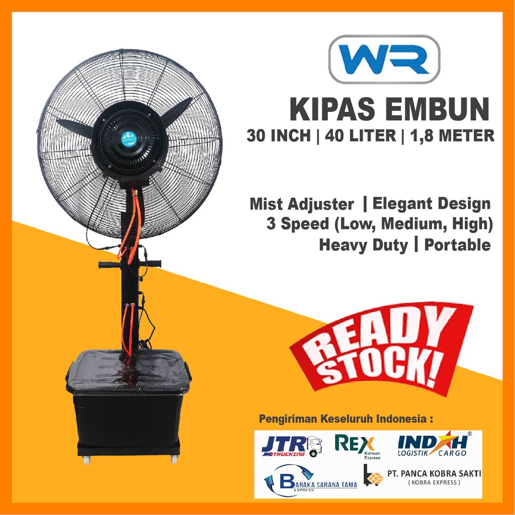 Jual Kipas Embun Blower 30" Spray Fan Kipas Mist Kipas Angin Semprot ...