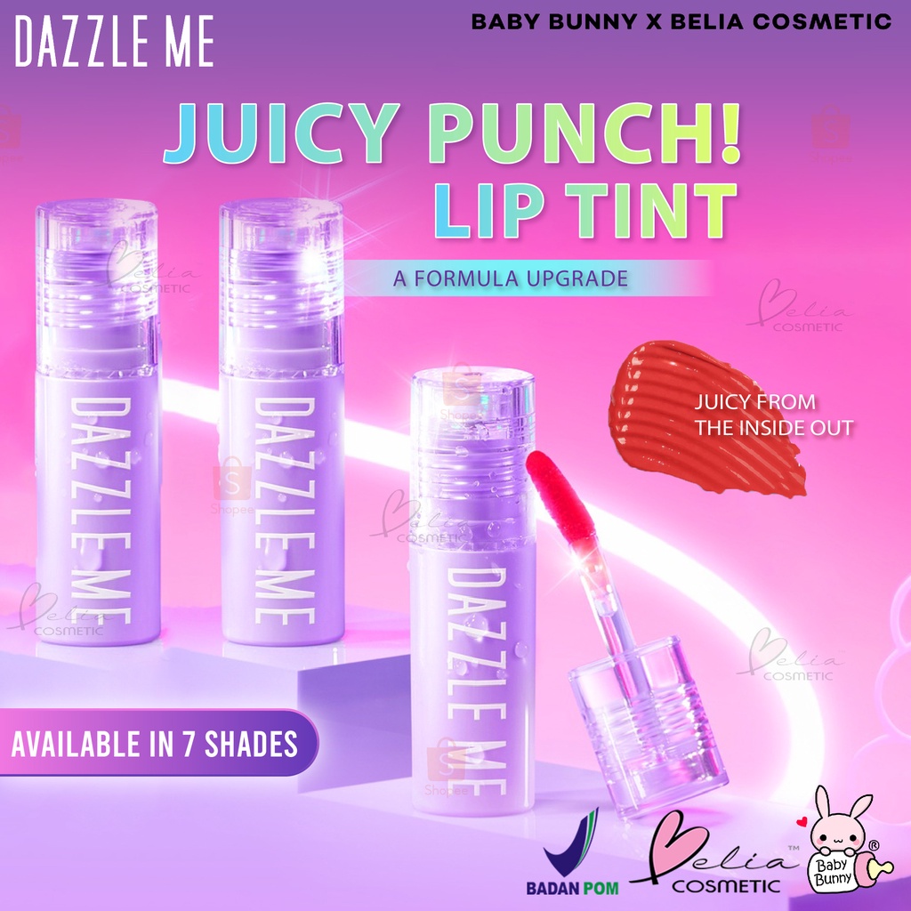 Jual BELIA DAZZLE ME Juicy Punch! Lip Tint | Next Era 7 Colors Super ...