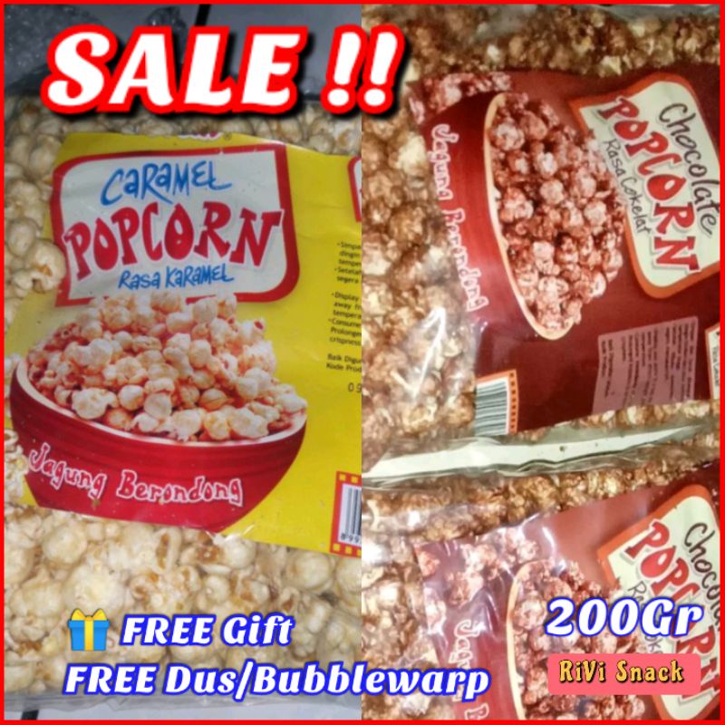 Jual [PROMO] POPCORN JAGUNG SPECIAL 200GR / POPCORN BRONDONG KEKINIAN ...