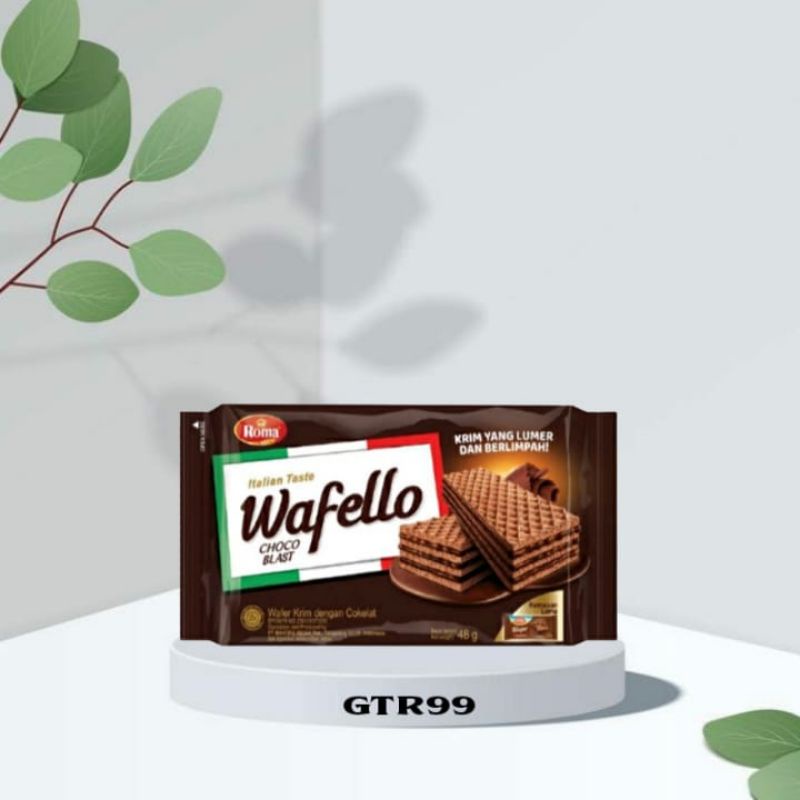 Jual Roma Wafello Wafer Krim Cokelat 43 gr | Shopee Indonesia