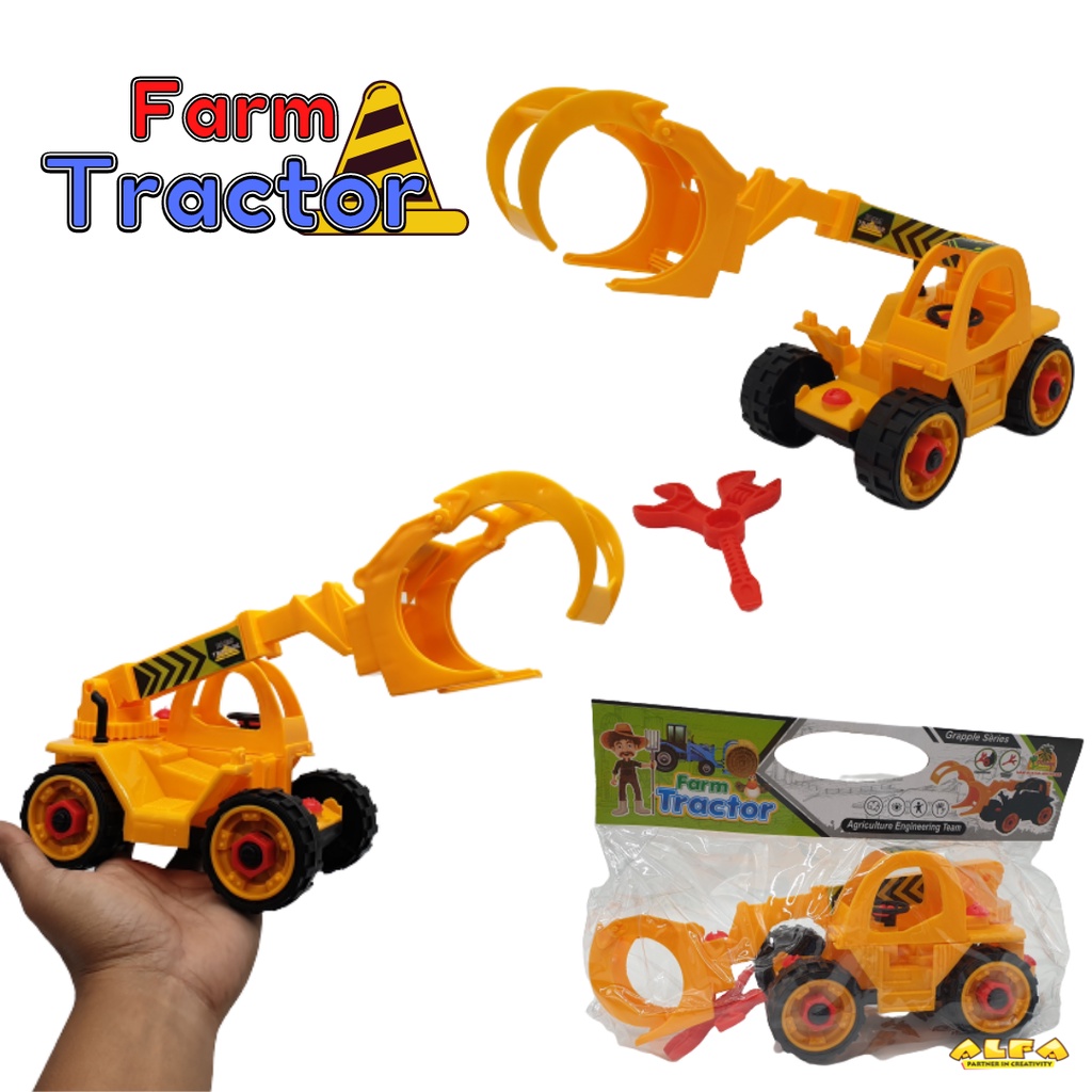 Jual Toko Mainan ALFA Farm Tractor OCT-5723 | Shopee Indonesia
