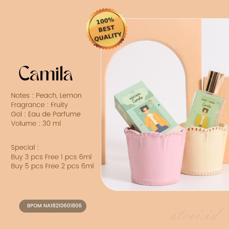 Jual CAMILA SPRAY 30ml | STECI PARFUM EDP | eau de parfume pria wanita ...