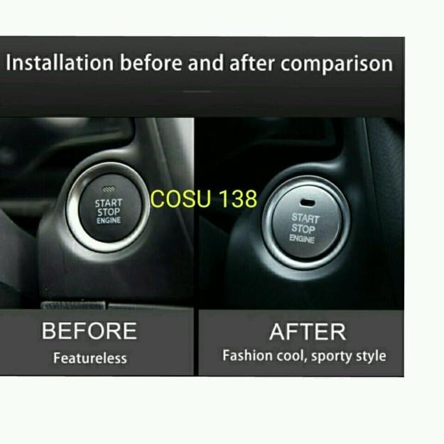 Jual Cover button Tombol Start Stop Engine Toyota Raize Rocky - Gold ...