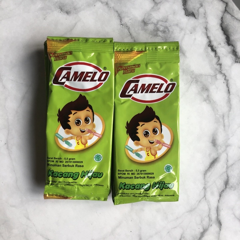 Jual BAHAN ES SUNTIK CAMELO ES BANTAL BUBUK ES CAMELO PER RENCENG ...