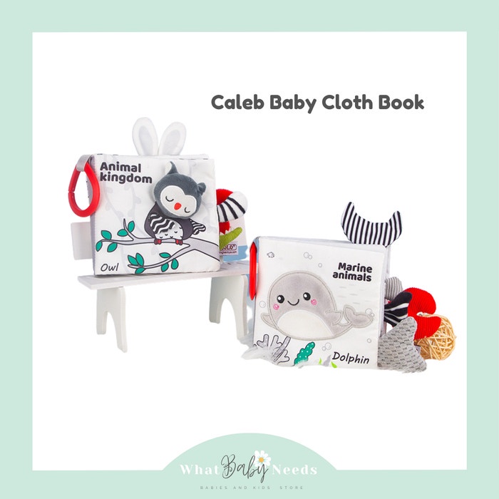Jual Caleb Baby Cloth Book / Buku Kain Bayi / Mainan Edukasi / Busy ...
