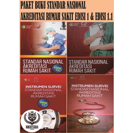 Jual BESTSELLER PAKET BUKU INSTRUMEN SURVEI STANDAR NASIONAL AKREDITASI RUMAH SAKIT EDISI 1.1 ...