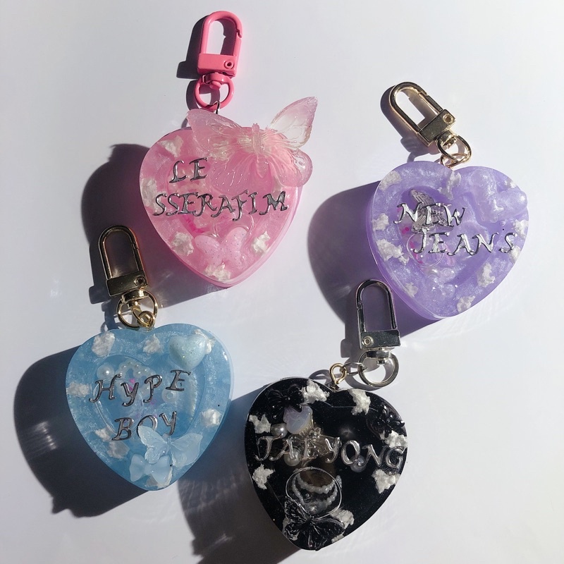 Jual custom pop socket & heart shaker keyring by Dearmypril | Shopee ...
