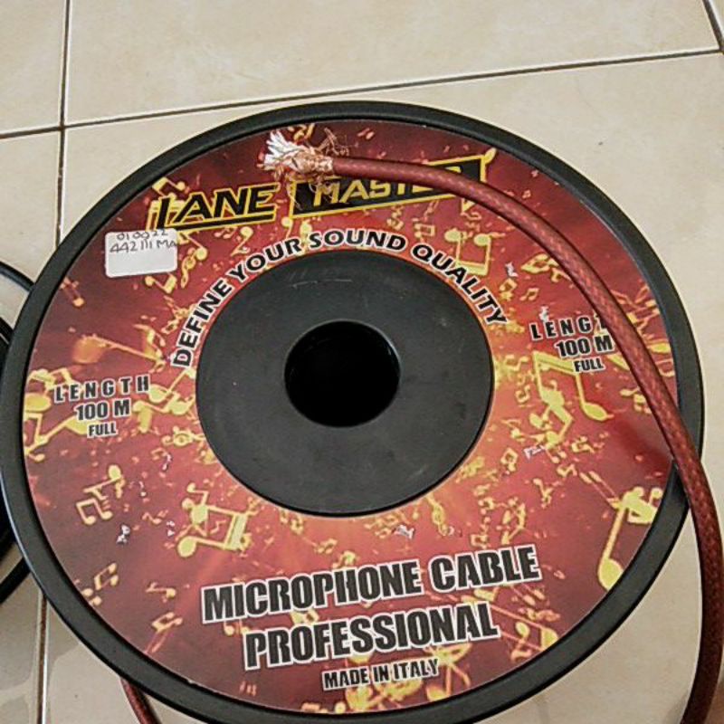 Jual KABEL MICROPHONE KABEL MIC LANE MASTER LM-102 (HARGA UNTUK 2 METER ...