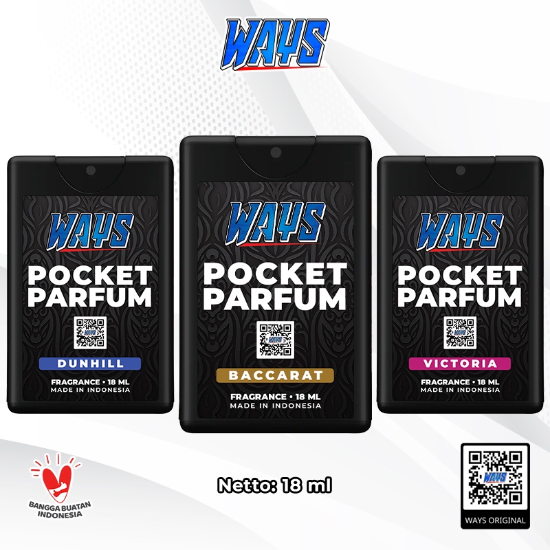 Jual WAYS Parfum Pocket / Parfum Kantong Unisex Pria Wanita / Inspired ...