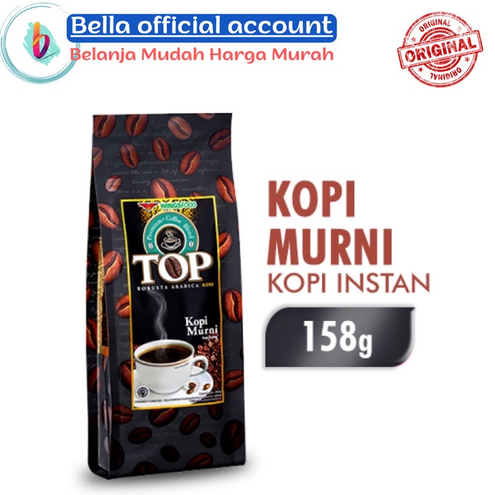 Jual TOP COFFEE Murni kopi Toraja instan 158 gr - Kopi Murni | Shopee ...