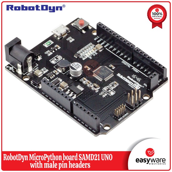 Jual RobotDyn MicroPython board SAMD21 UNO With Male Pin Headers SASLUN | Shopee Indonesia