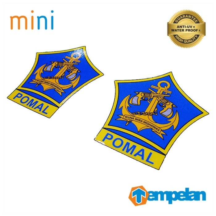 Jual STIKER MINI POLISI MILITER TNI AL POM AL | Shopee Indonesia