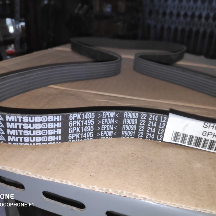Jual Mitsuboshi Fan Belt 6Pk1495 Epdm Tali Kipas Fanbelt 6Pk 1495 Pajero [Shopee Cod] | Shopee ...