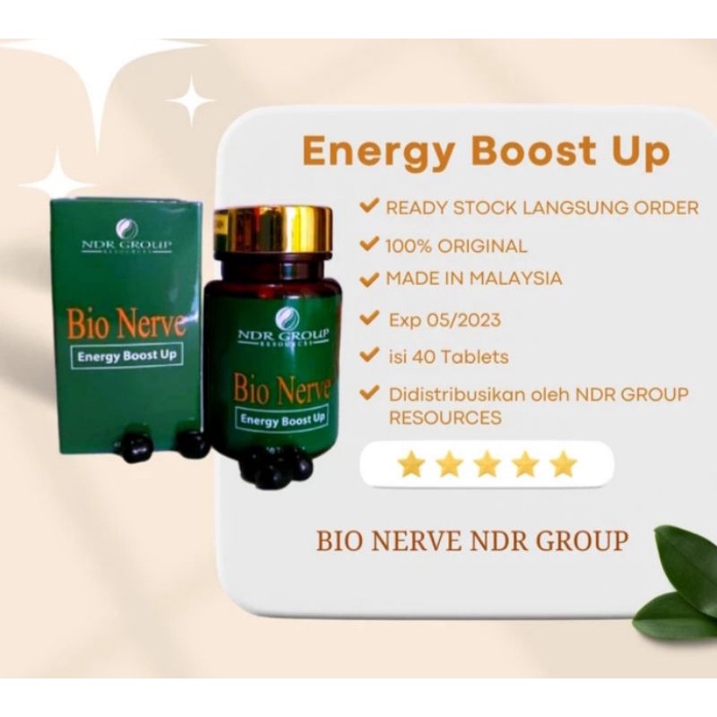 Jual Bio Nerve || Bio Nerve NDR Group ( Original / Malay )1 Botol ...