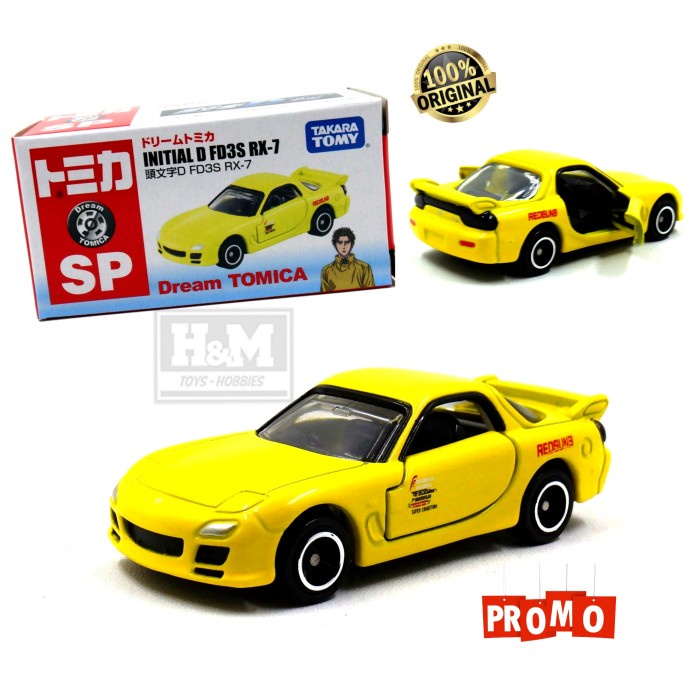Jual Tomica Dream SP Initial D FD3S RX-7 Yellow | Shopee Indonesia