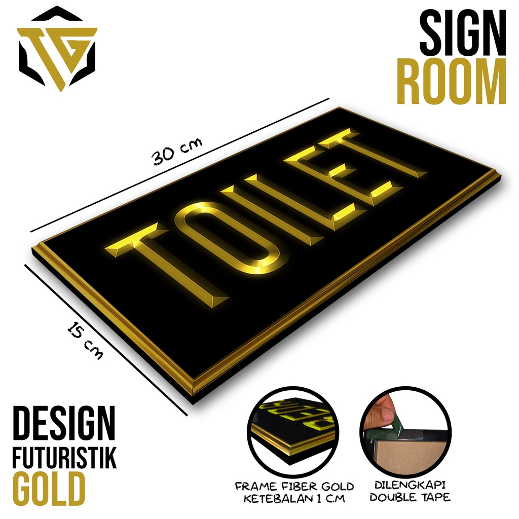 Jual sign ruangan rumah hiasan dinding design gold | Shopee Indonesia