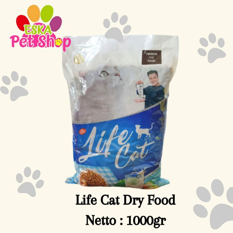 Jual Life Cat Makanan Kucing Kering 1kg | Shopee Indonesia