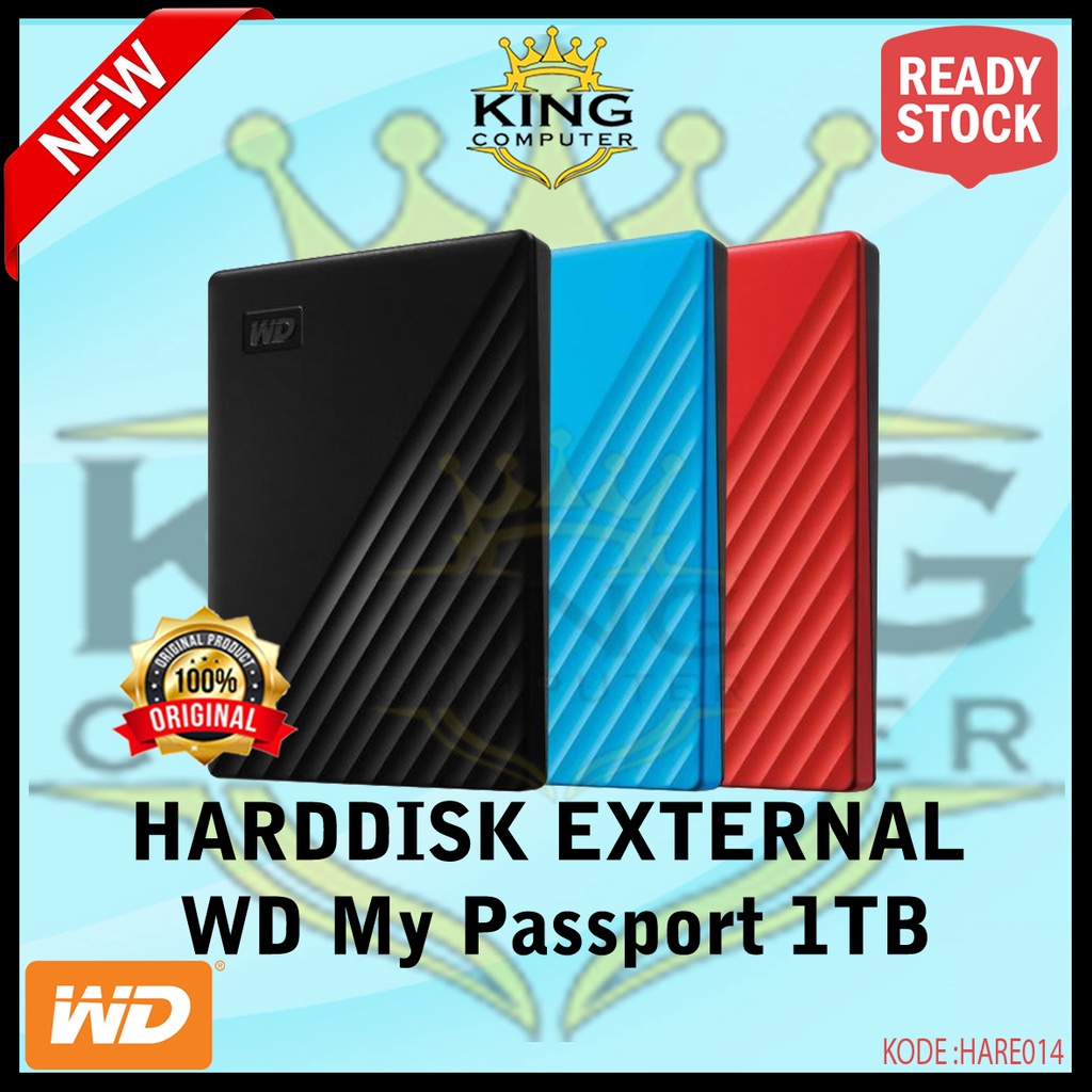 Jual HDD External WD Passport 1TB Ultra New Model - HDD HD Hardisk ...