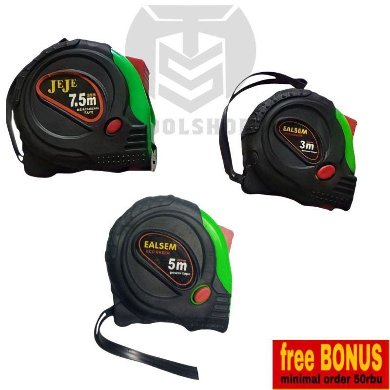 Jual Meteran 3 Meter / 5 Meter / 7.5 Meter Alat Pengukur Jarak | Shopee ...