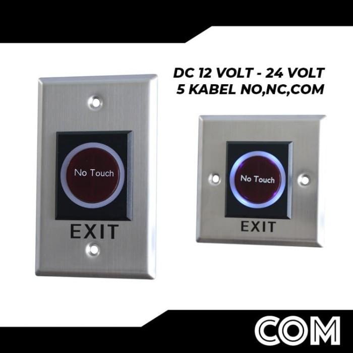 Jual OK957 Exit Button No Touch Stainless Access Control Push Infrared Touchless Murah! | Shopee ...