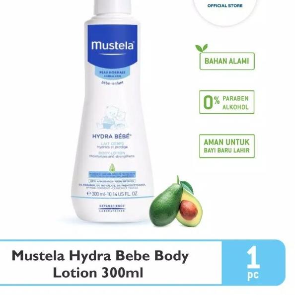 Jual Mustela Hydra Bebe Body Lotion / Baby Lotion 300ml / 300 ml ...