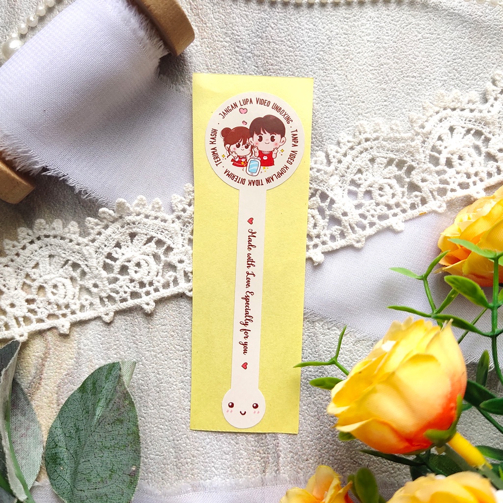 Jual FRARAP Sticker Stiker Fragile bulat seal Warning Unboxing thank ...