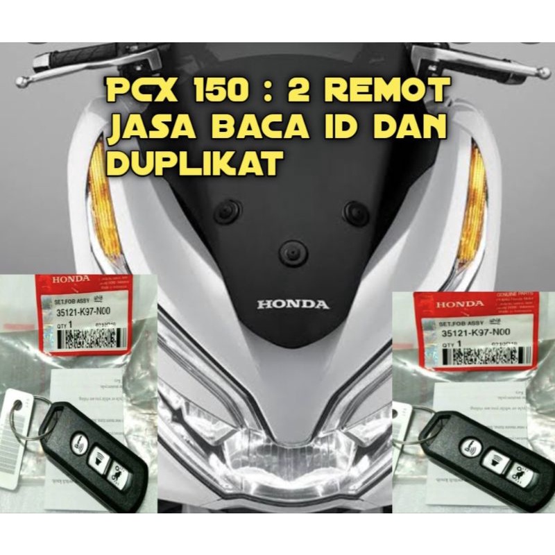 Jual remot PCX 150 hilang semua dan hilang barcode tanpa ganti scu dan ...