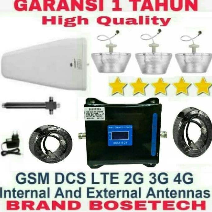 Jual Penguat Sinyal Hp Tri Band 2G/3G/4G Paket 3 Way Repeater Signal Hp | Shopee Indonesia