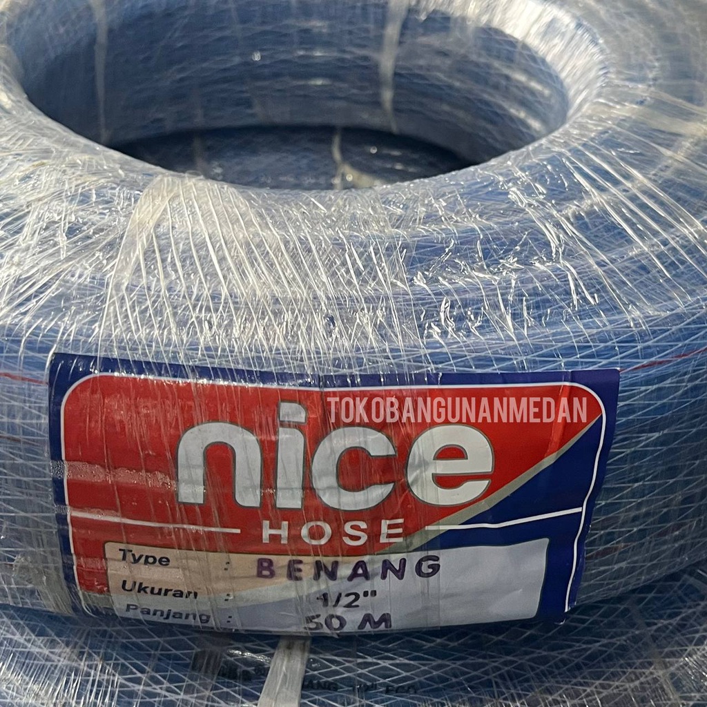 Jual Per meter - Selang air serat benang transparan nilon NICE HOSE 1/2 , 5/8 , 3/4 , 1 inch ...