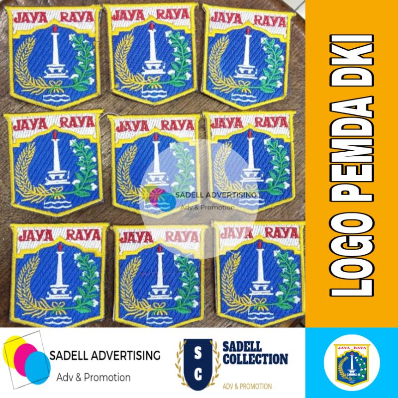 Jual Logo Pemprov DKI Logo Pemda DKI Jakarta Bordir | Shopee Indonesia