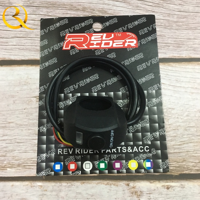 Jual Saklar Sakelar Switch Stater Starter ON-OFF LED 3 IN 1 Merek REV RIDER UNIVERSAL | Shopee ...