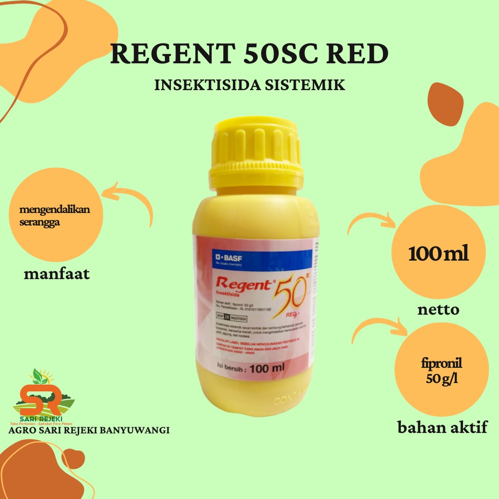 Jual REGENT 50SC 100ML RED INSEKTISIDA SISTEMIK | Shopee Indonesia