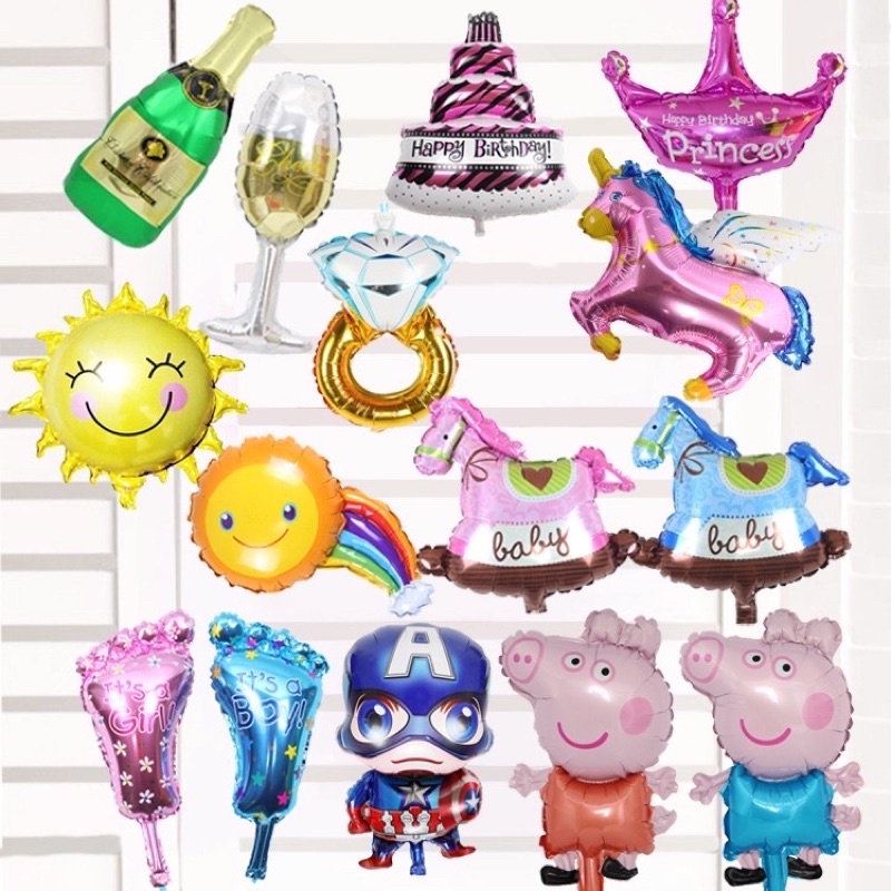 Jual 40cm Balon foil kartun Ballon foil karakter cartoon cute balon ...