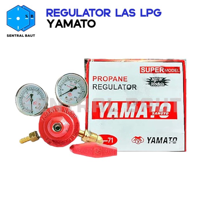 Jual SENTRAL BAUT || Regulator Las LPG YAMATO YR-71 (Untuk LPG Besar) | Shopee Indonesia