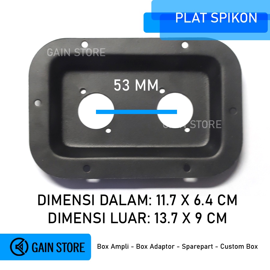 Jual PLAT SPIKON DATAR Besi Spicon | Shopee Indonesia