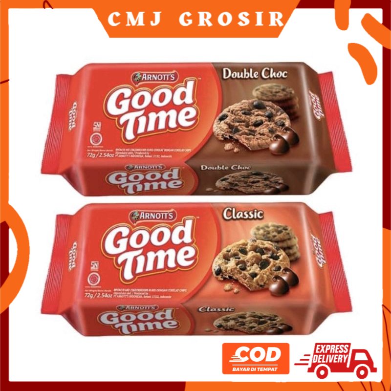 Jual [1 PCS] GOODTIME DOUBLE CHOCO 72 GR CHOCOCHIPS | GOOD TIME DOUBLE ...