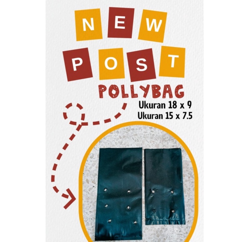 Jual POLLYBAG HITAMKUAT TEBAL/ POLLYBAG JUMBO/ TANAMAN/ POT/ BUAH ...