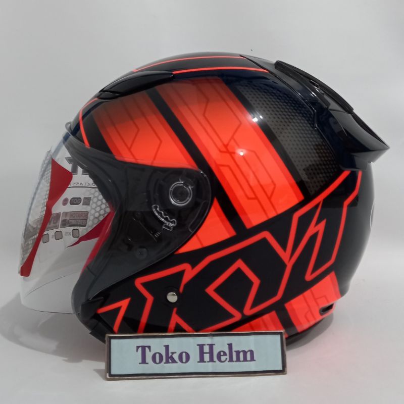 Jual Helm KYT half face KYT DJ MARU motif M/L/XL | Shopee Indonesia