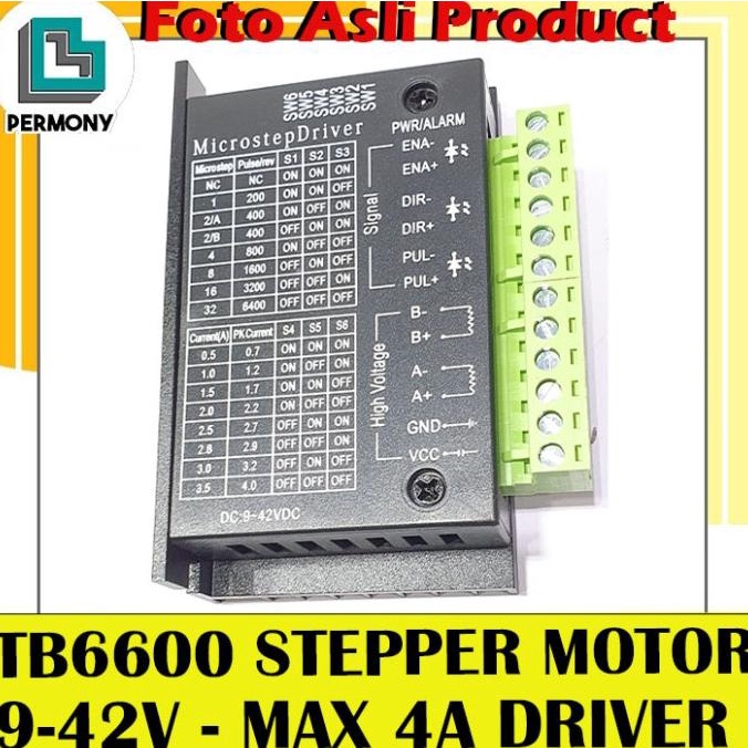 Jual TB6600 Stepper motor driver | Shopee Indonesia