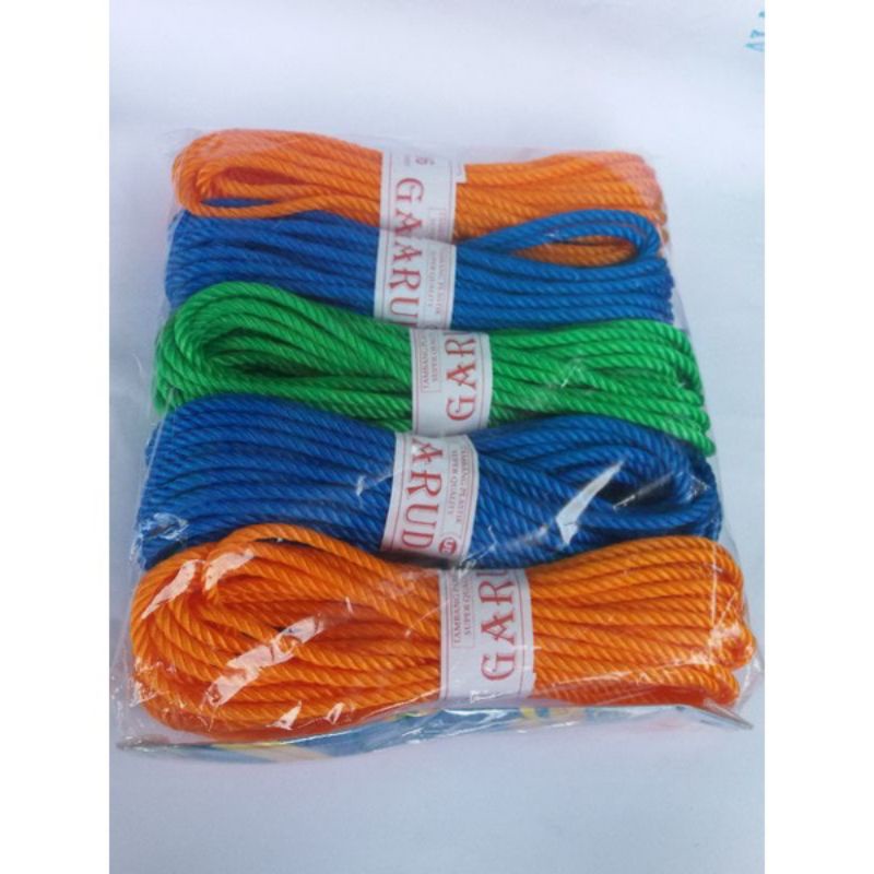 Jual Tali Tambang Panjang 10 Meter Jemuran Senar Skyping Diameter 4mm ...